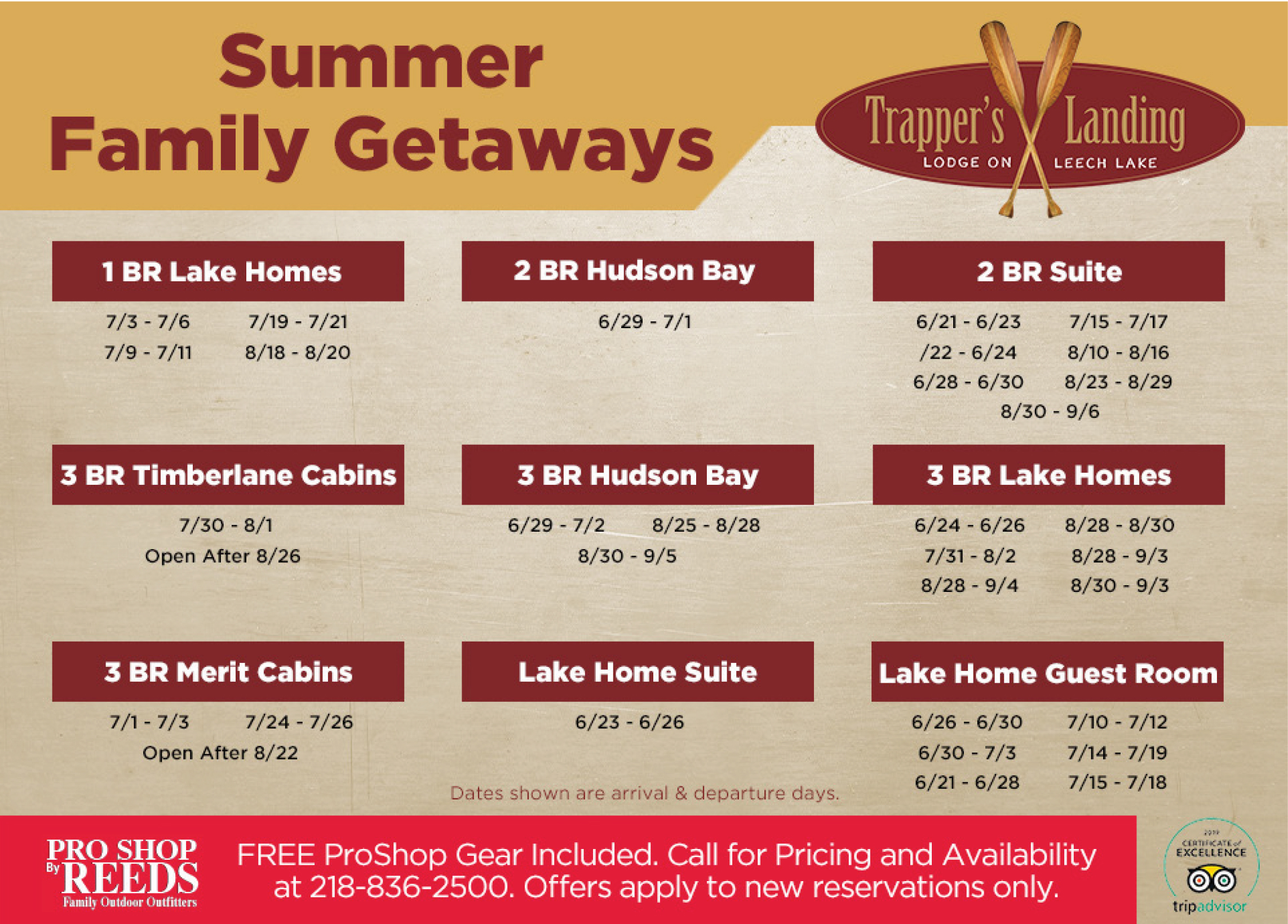 Trapper's-Summer-Availability-Handout-1 - Trapper's Landing Lodge
